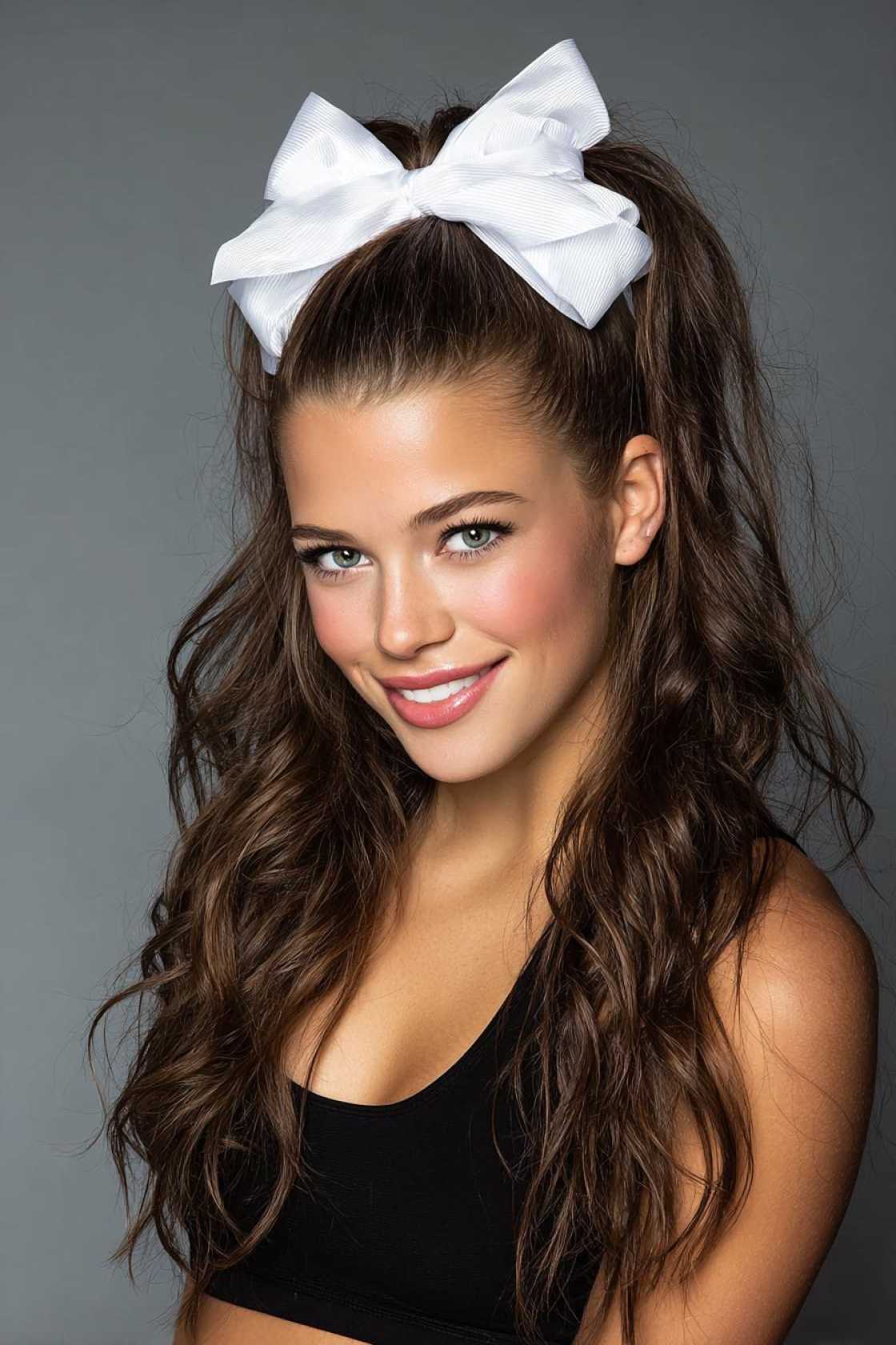 Tired of a Sagging Bow? 12+ Teased, Tucked & Tight Cheer Hairstyles for ...